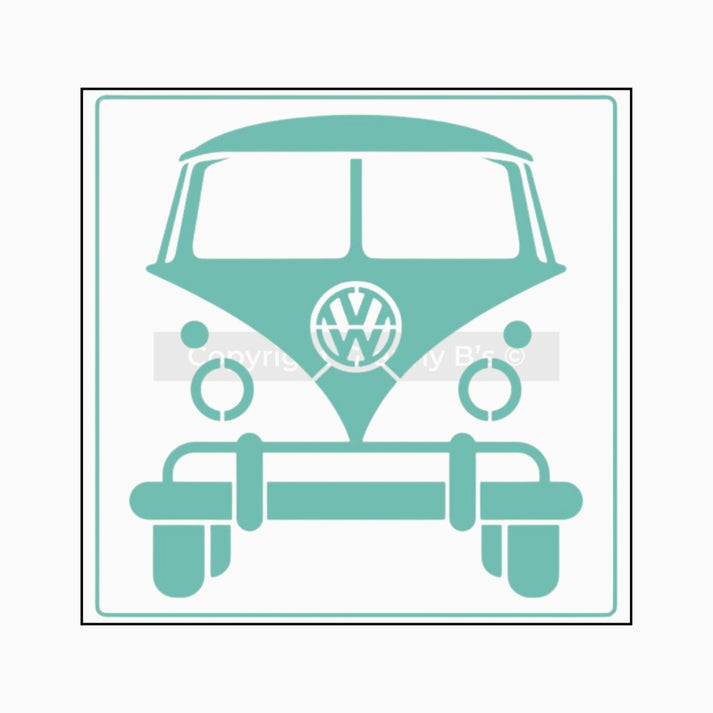Camper Van Front - Stencil – Granny B's Old Fashioned Paint